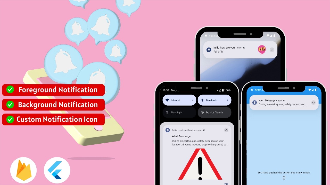 Firebase Push Notification Flutter Android