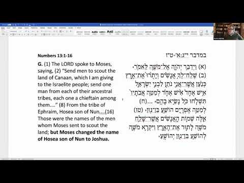 What’s in a Name: Exploring Biblical Characters through the Meaning of their Names: Class 2