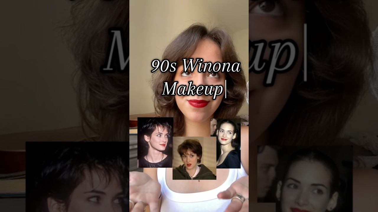 Winona Ryder’s 90s makeup tutorial #makeup#makeuptutorial #90smakeup#winonaryder#90s