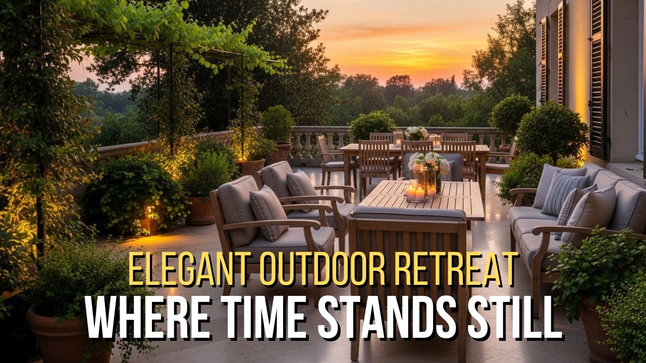 Timeless Outdoor Patio Inspiration: Elegant Design Ideas for a Relaxing Home Escape
