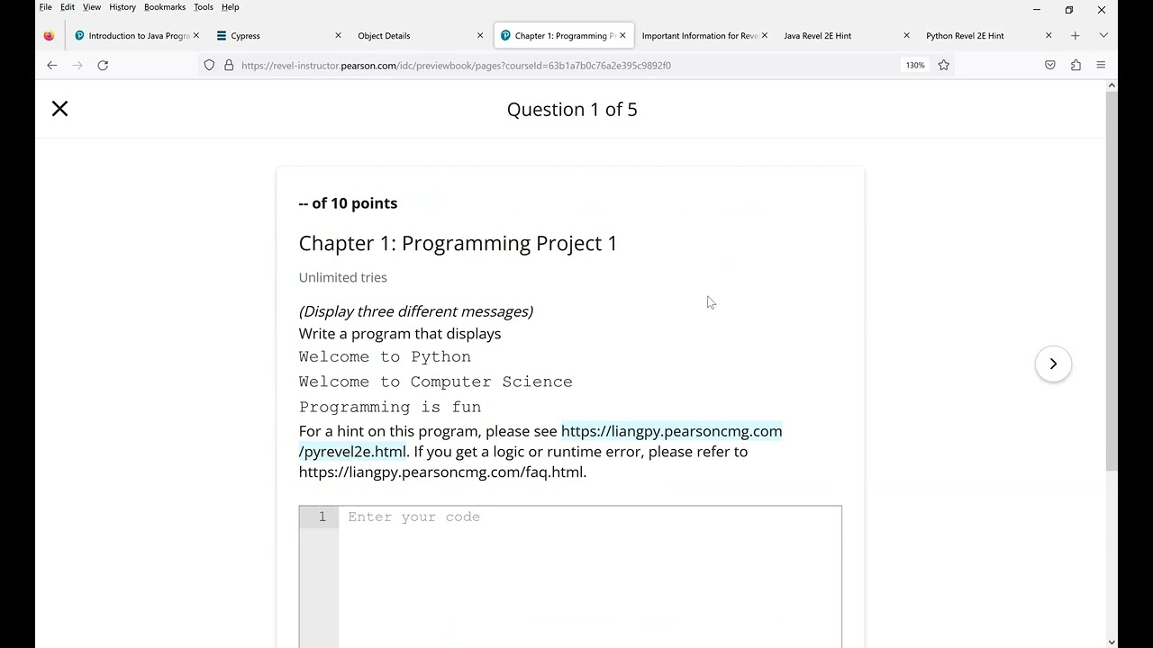 Daniel Liang Tips for Python Revel Programming Projects