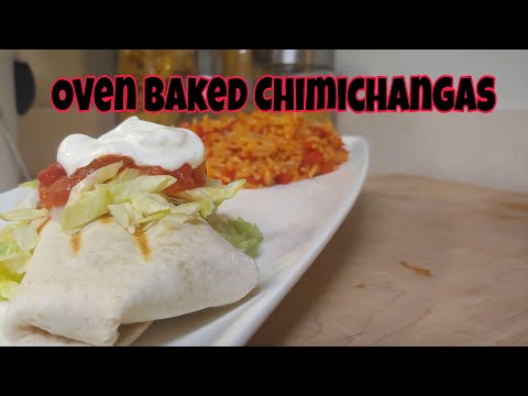 Oven Baked Chimichangas | How to make Beef Chimichangas!