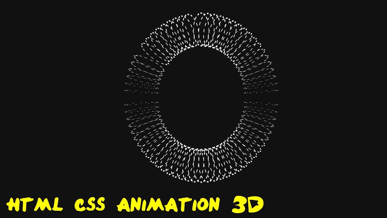 AMAZING ANIMATION 3D USING HTML CSS |DO YOU KNOW THIS DESIGN?@pinkweb0 #html#css