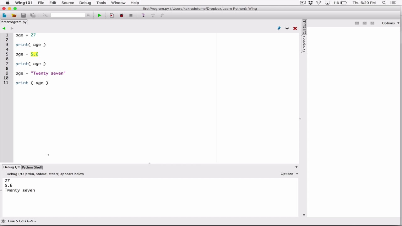 15. Reassigning variables - Learn Python