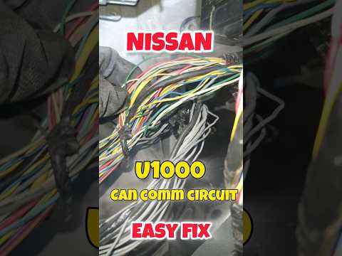 U1000 Can comm circuit,Nissan #carhospital #u1000 #nissan #shortvideo