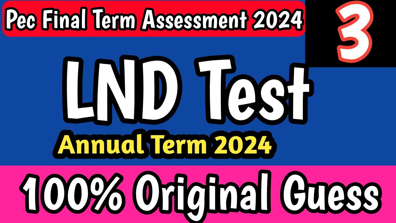 LND TEST Class 3 January 2024|LND Latest New version 2024|LND Test February 2024 Class 3