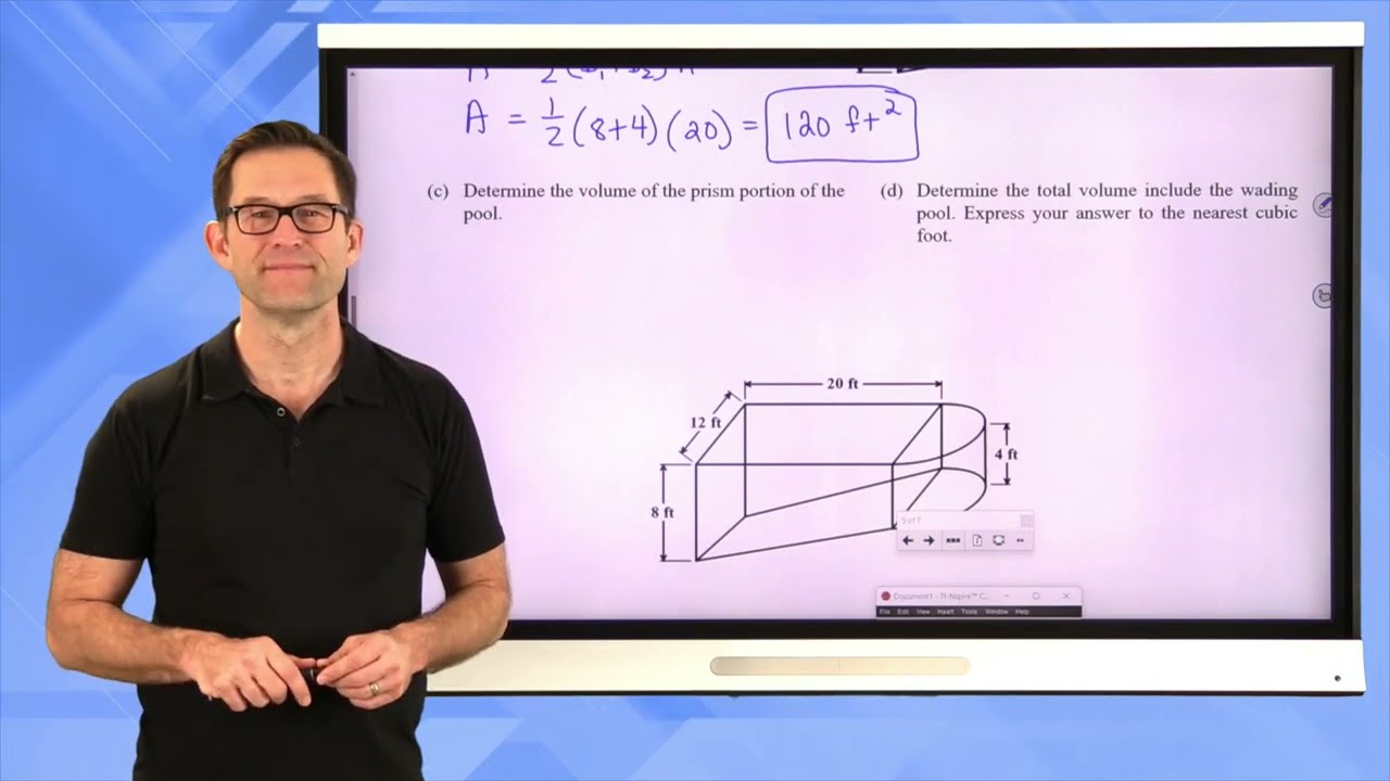 N-Gen Math Geometry.Unit 10.Lesson 9.Volumes of Right Prisms and Cylinders
