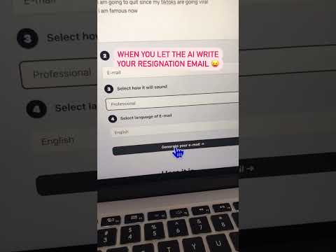 Let The AI Write Your Resignation Email