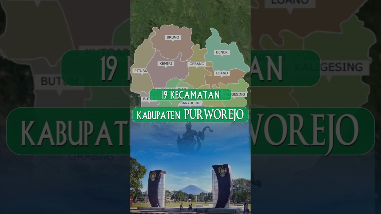 Which district is in Purworejo? #purworejo #purworejo24jam