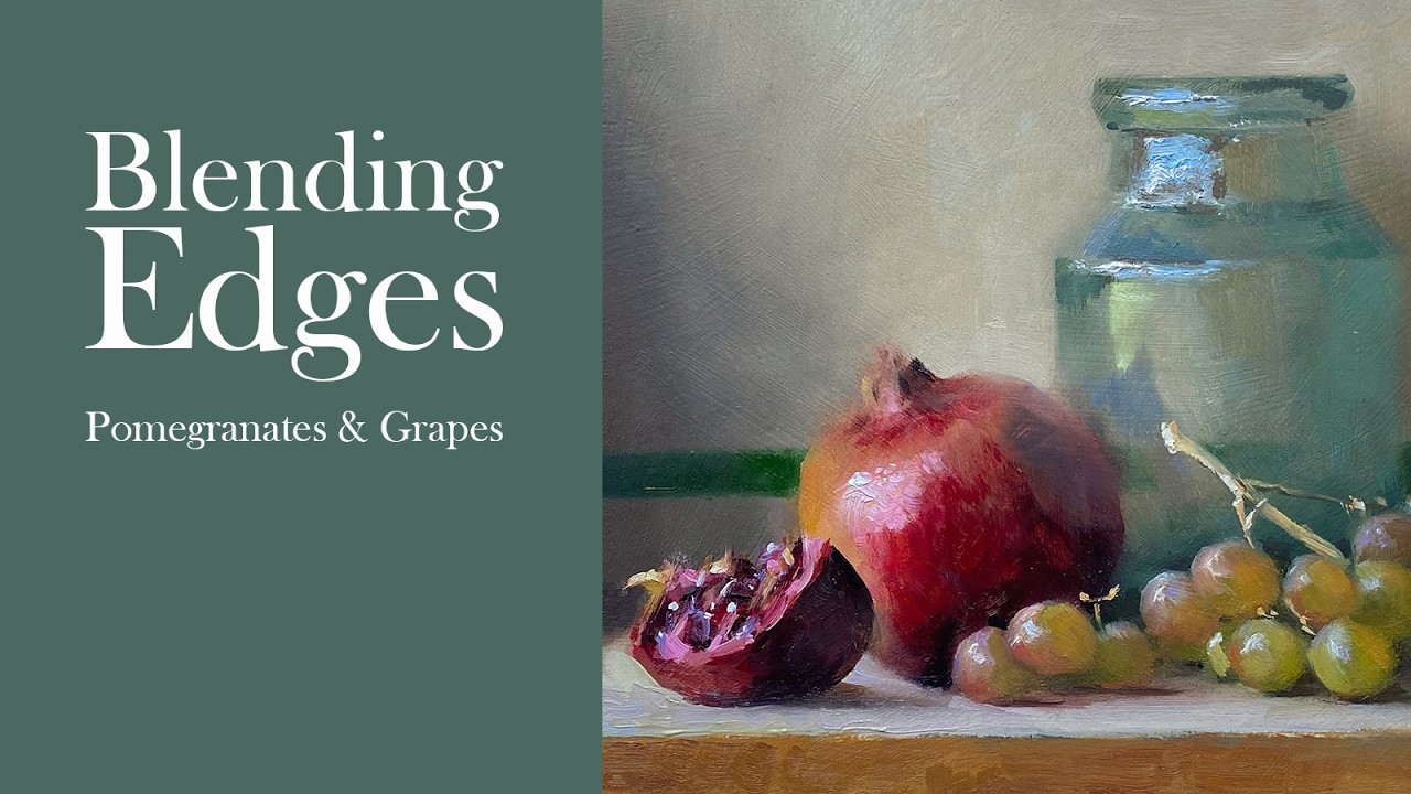 Blending oil paint and controlling edges.