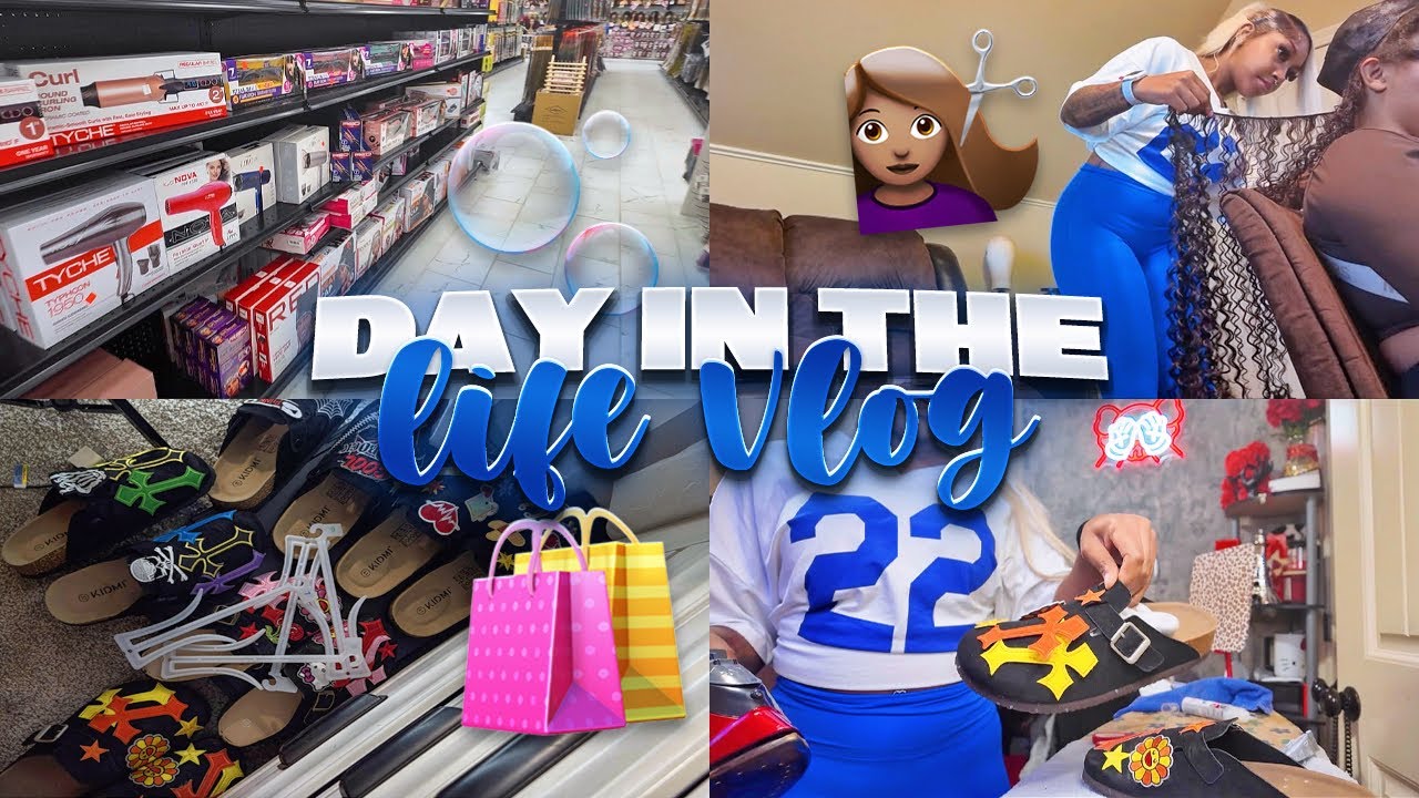 DAY IN THE LIFE OF A BEGINNING HAIRSTYLIST/BRAND OWNER⭐️🫧😵‍💫