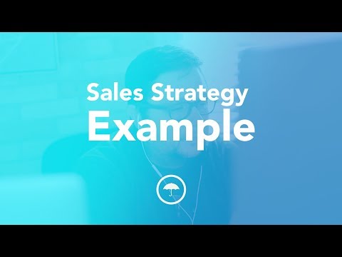 Sales Strategy Example