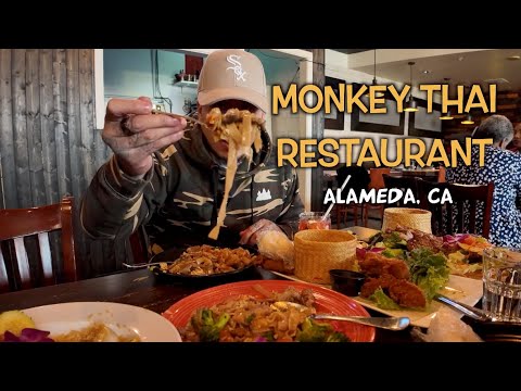 Delicious Thai Food - Monkey Thai Restaurant, Alameda, Ca