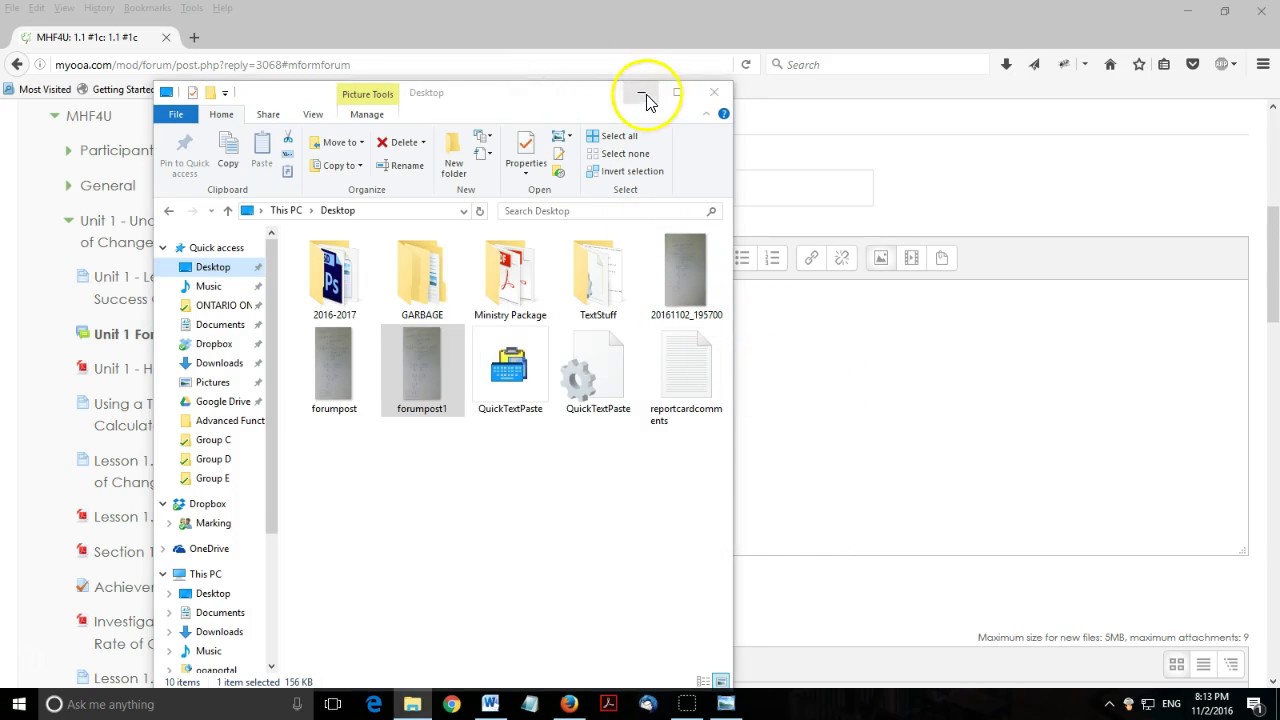 How to Make a Forum Post