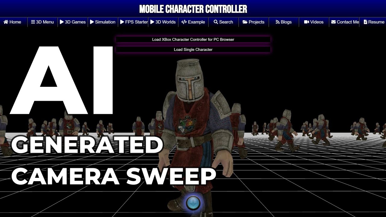 AI Generated Camera Sweep - Resources - three.js forum