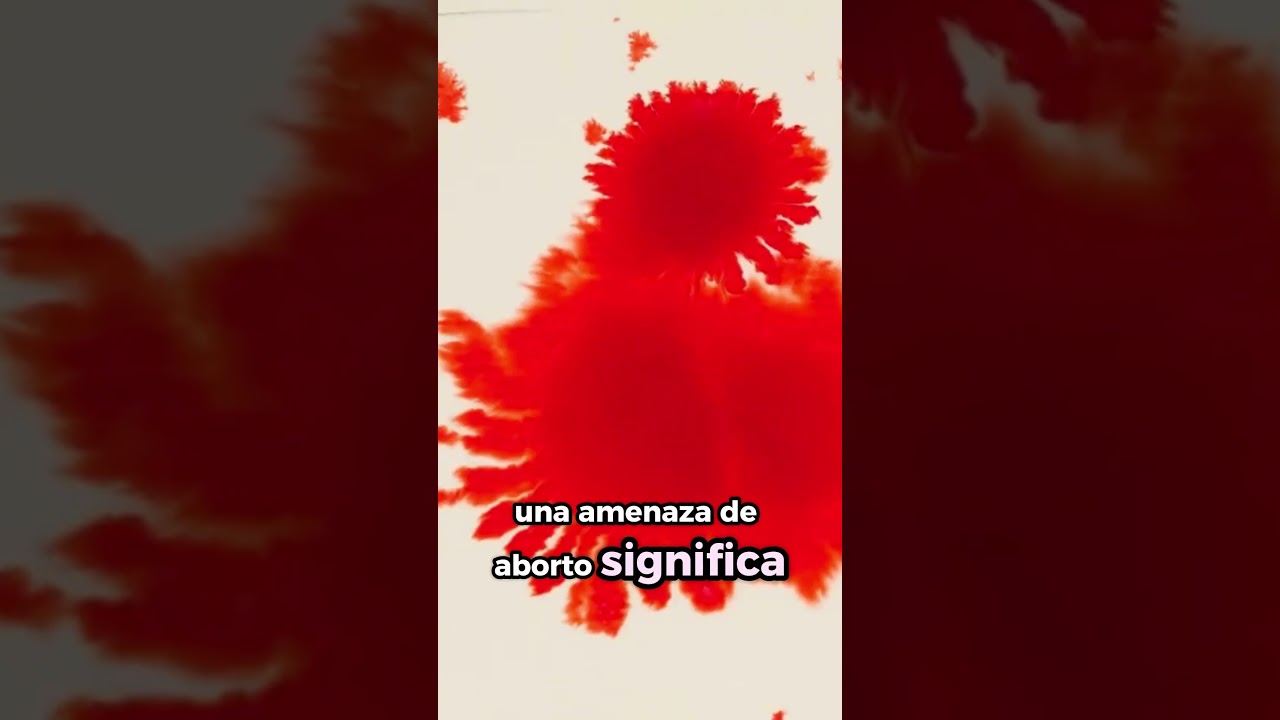 Identificar lo que puede ser una amenaza de aborto