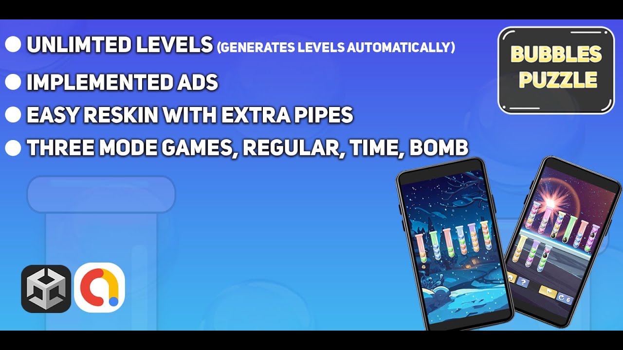 bubbles puzzle (Unity Source Code)