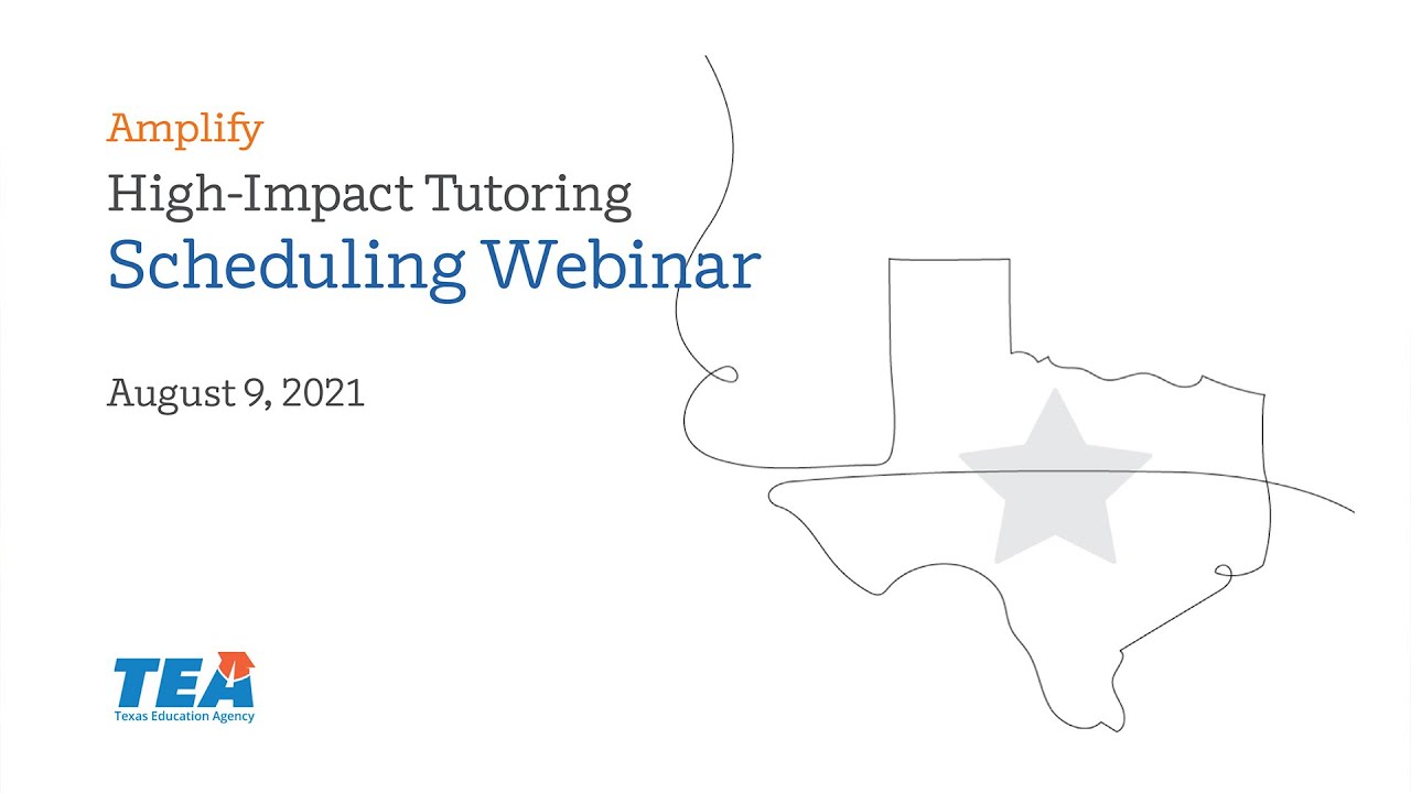High Impact Tutoring Webinar