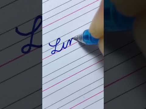 “Linda” Beautiful Name in Cursive Handwriting #cursivewriting #handwriting #calligraphy
