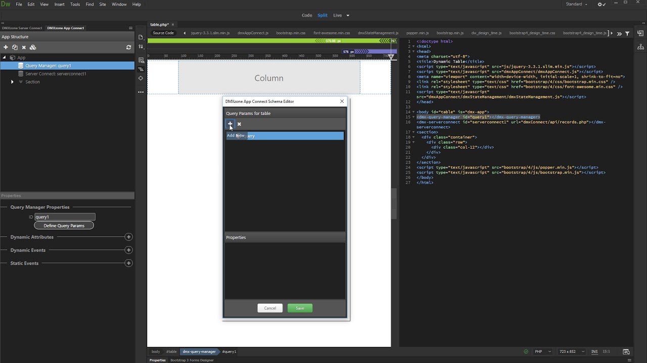 Creating Sortable Data Table