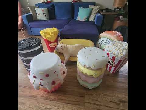 Found Viral Food Stools! Snatched up from Homesense