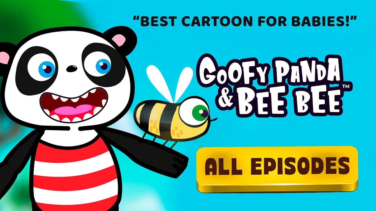 The Best Cartoon for BABIES to Laugh! 😂 Goofy Panda & Beebee ALL Episodes Compilation 🐼🐝