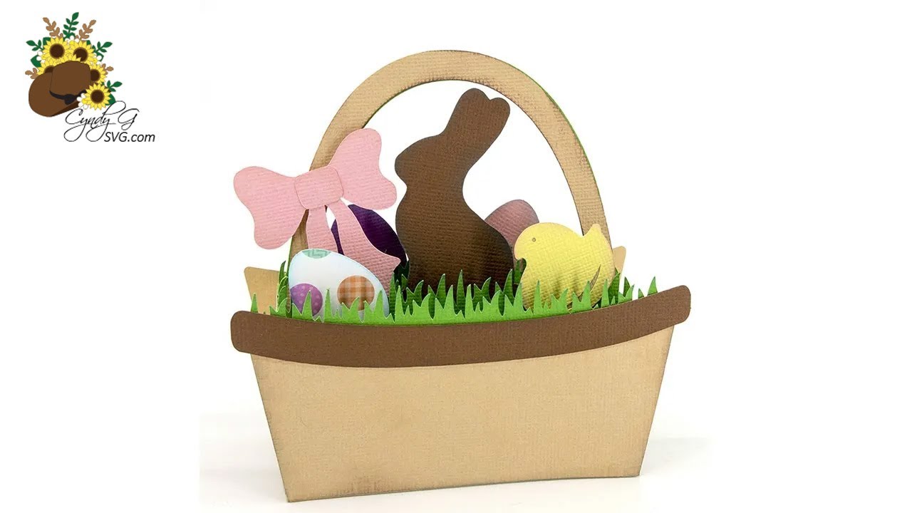 Easter Basket Box Card SVG Assembly Tutorial