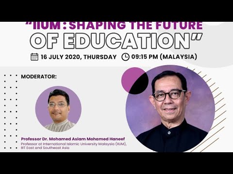 IIIT Online Intellectual Discourse Series No. 19: "Shaping the Future of Education"