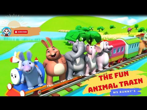 πΆ The Fun Animal Train | Learn English with Songs for Kids π | Ms. Bunny's English Class