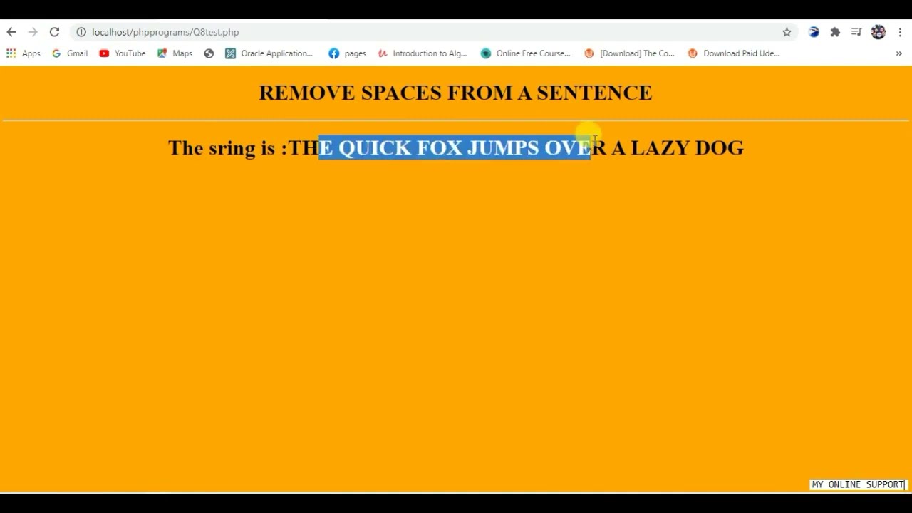 Remove Characters from string | str_replace() function