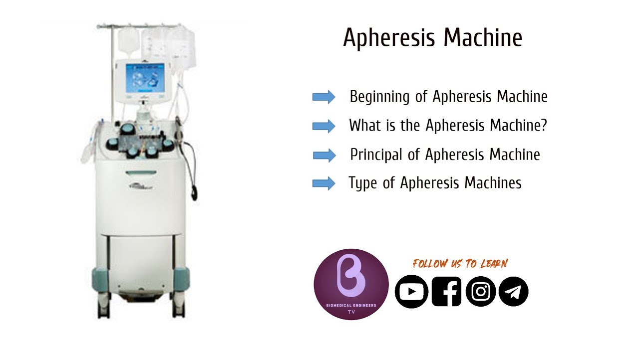 Apheresis Machine | Biomedical Engineers TV |