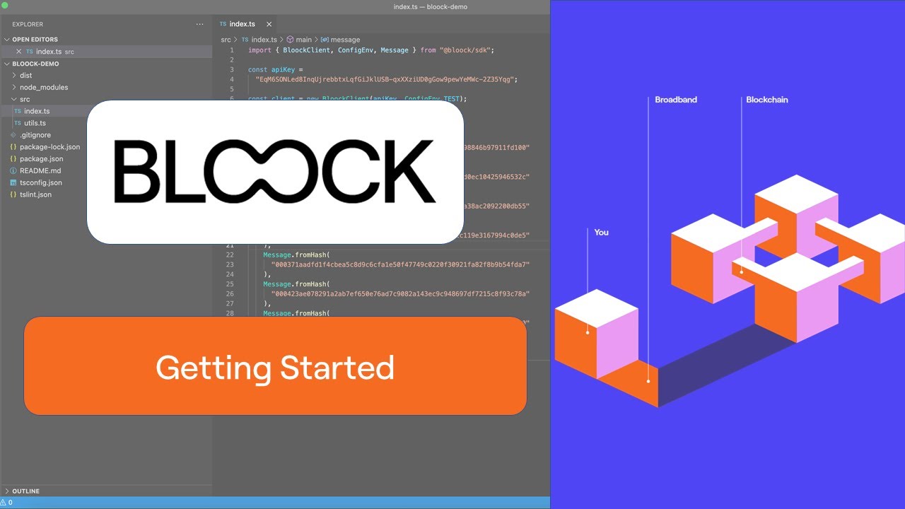 Getting started | BLOOCK tutorial
