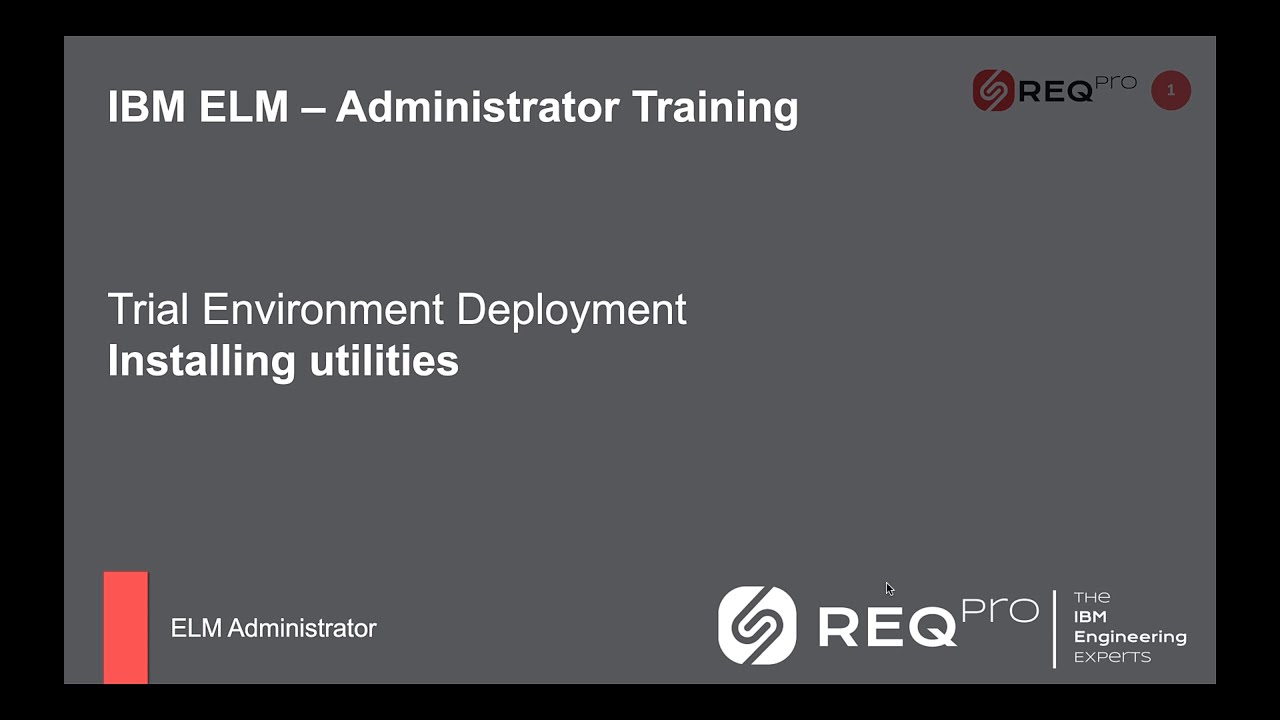 Installing IBM Engineering Lifecycle Management 7.0 Trial Environment - Part 1/4