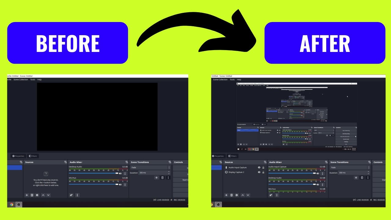 How to fix the BLACK SCREEN problem in OBS STUDIO | 2 Methods