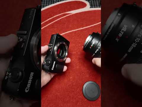 #Canon #EOS M w/ #Viltrox EF-EOS M #Adaptor #EFS 10-18mm 4.5-5.6 IS STM #Lens