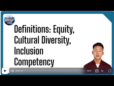 Diversity, Equality, Equity & Inclusion (DEI) Definitions
