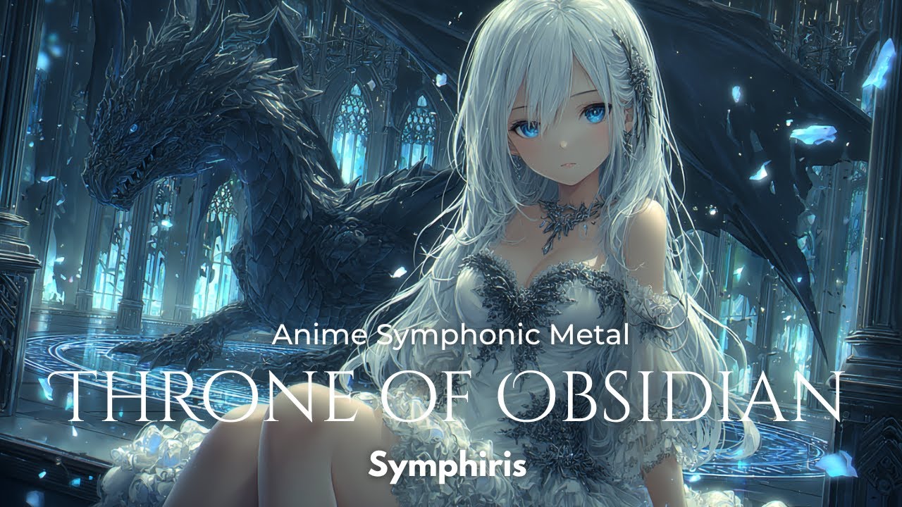 Symphiris – Throne of Obsidian | Anime Symphonic Metal | Epic Female Vocal (Lyrics) | Dark Fantasy