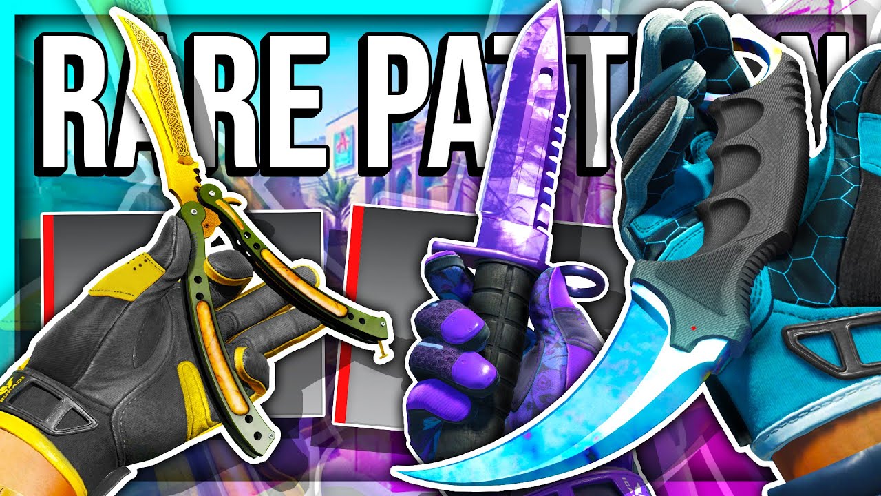ALL THE KNIVES WITH RARE PATTERNS (CS2)