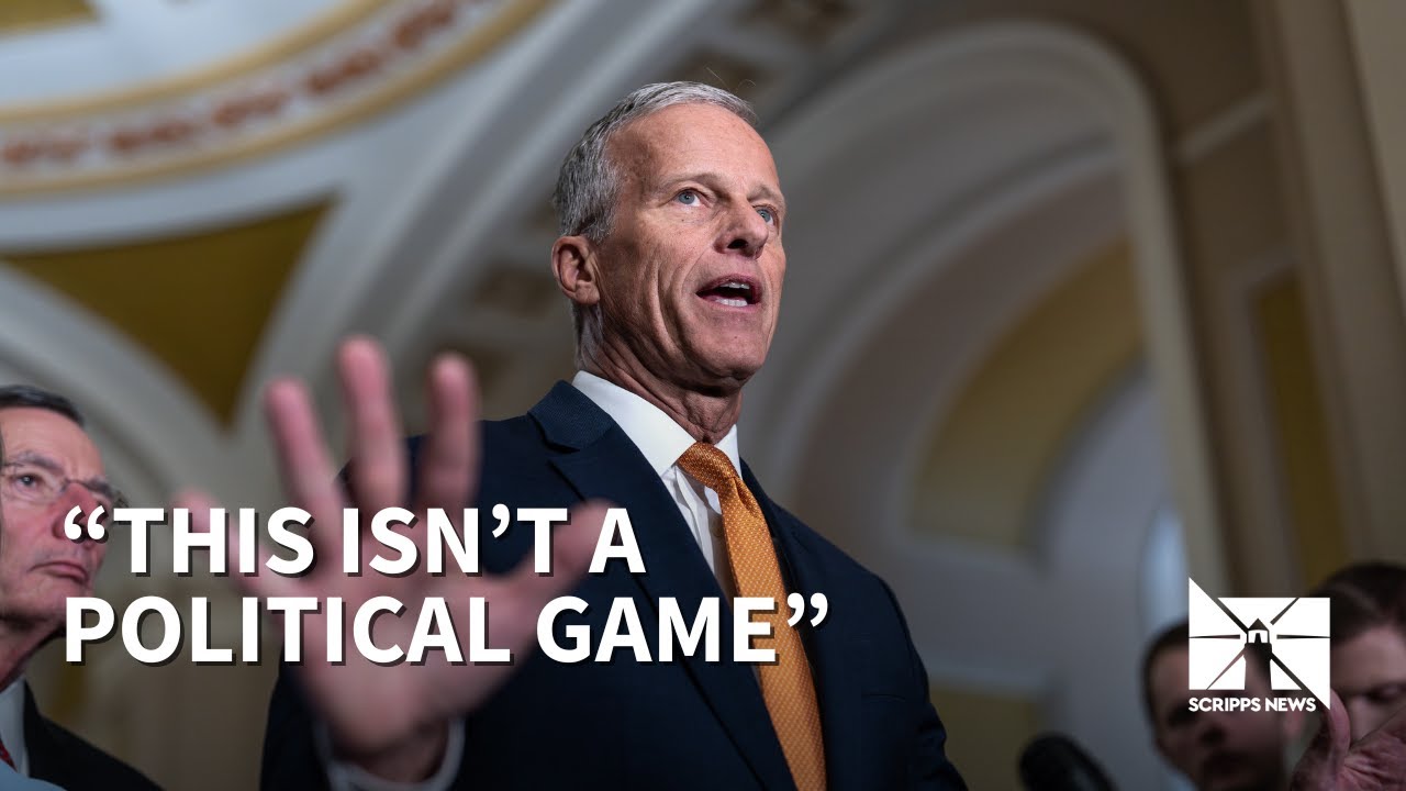 Thune gets angry with Democrats during Senate session