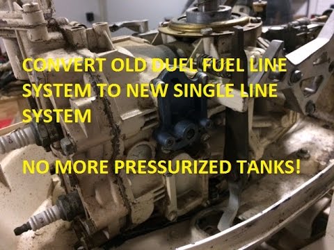 Convert Dual Fuel Line Power Head to Single Line – THIS OLD OUTBOARD