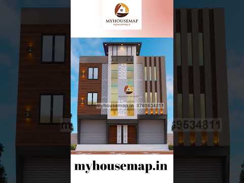 Three floor commercial building design Top 3