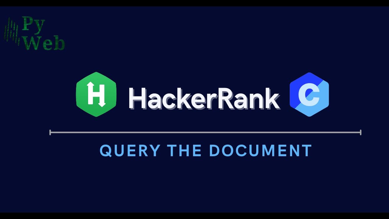 21. Querying the Document | C | HackerRank Solutions