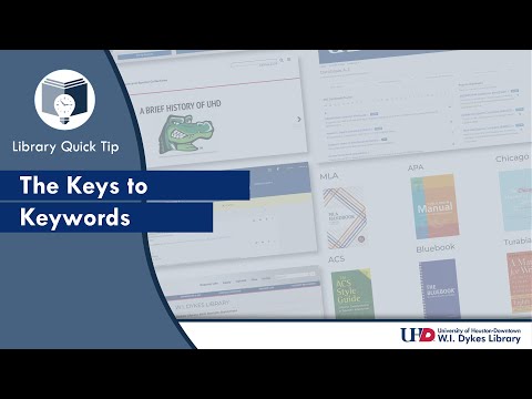 The Keys to Keywords