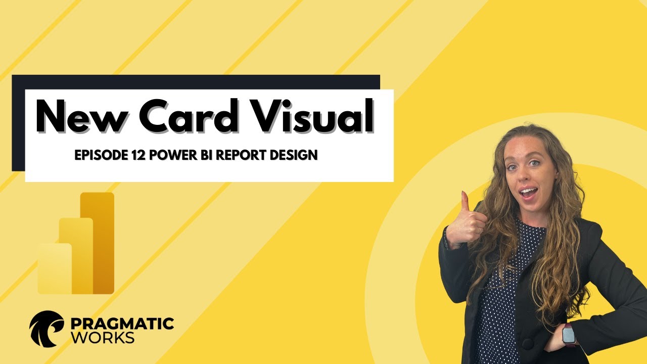 NEW Card Visual - Power BI Report Design