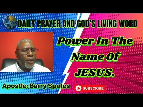 Barry Spates: Power In The Name Of Jesus.