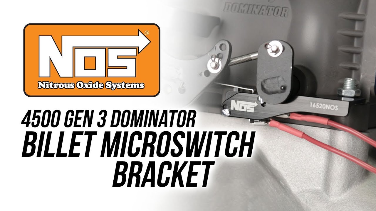 NOS Billet Micro Switch Bracket Kit For Dominator Carbs