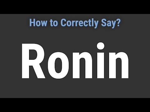How to Pronounce Name Ronin (Correctly!)