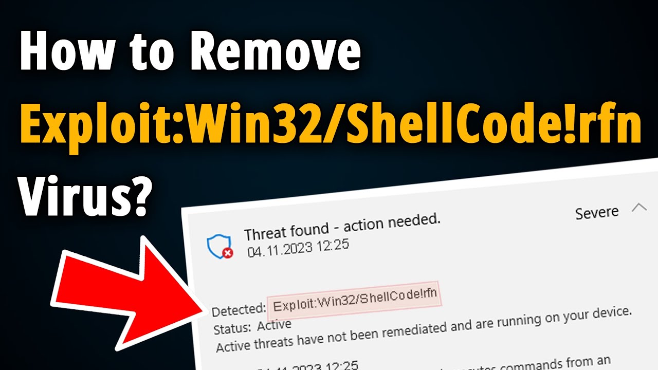 How to Remove Exploit:Win32/ShellCode!rfn? [ Easy Tutorial ]