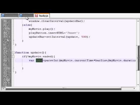 HTML5 Tutorial - 33 - How to Update the Progress Bar Video Lecture ...