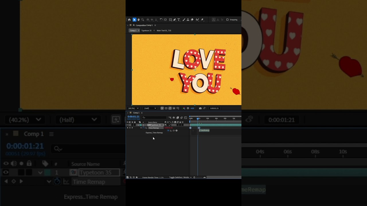 Loop videos on After Effects Tutorial